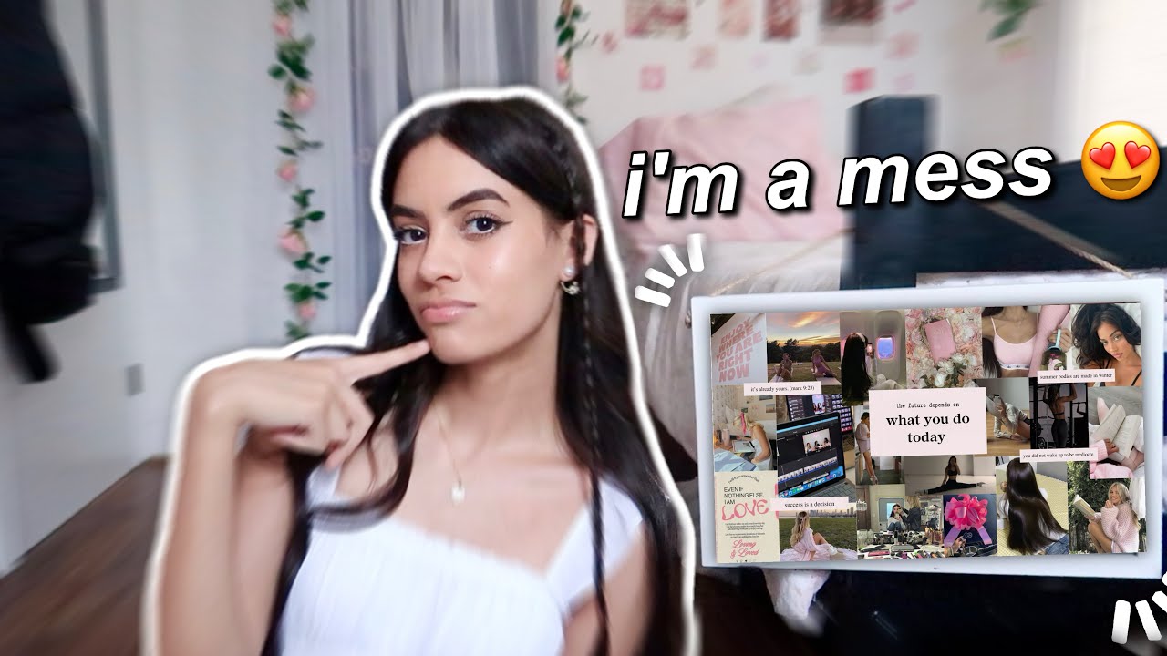 FIX MY LIFE WITH ME PLS - making vision boards as i rant about everything