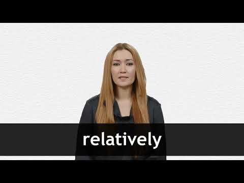 How to pronounce RELATIVELY in American English