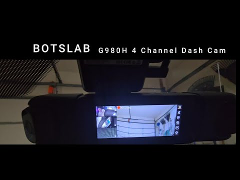 BOTSLAB G980H 4 Channel Dash Cam Easy install (EPISODE 4941) Amazon unboxing video