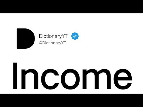 Income Meaning in English