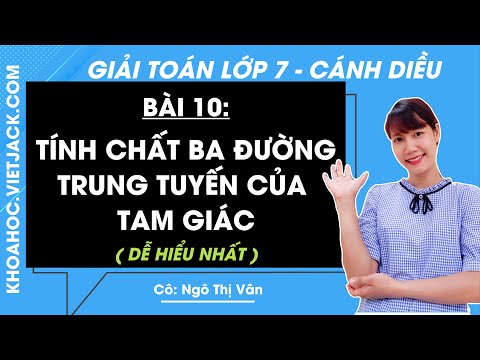 Toán lớp 7 Cánh diều Bài 10: Tính chất ba đường trung tuyến của tam giác - Trang 104, 107