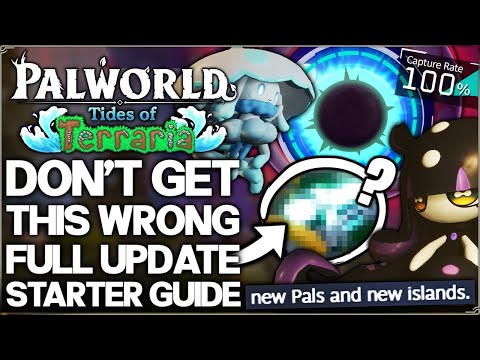Palworld Tides of Terraria - Ultimate Starter Guide & EVERYTHING We Know - New Pals, Islands & More!
