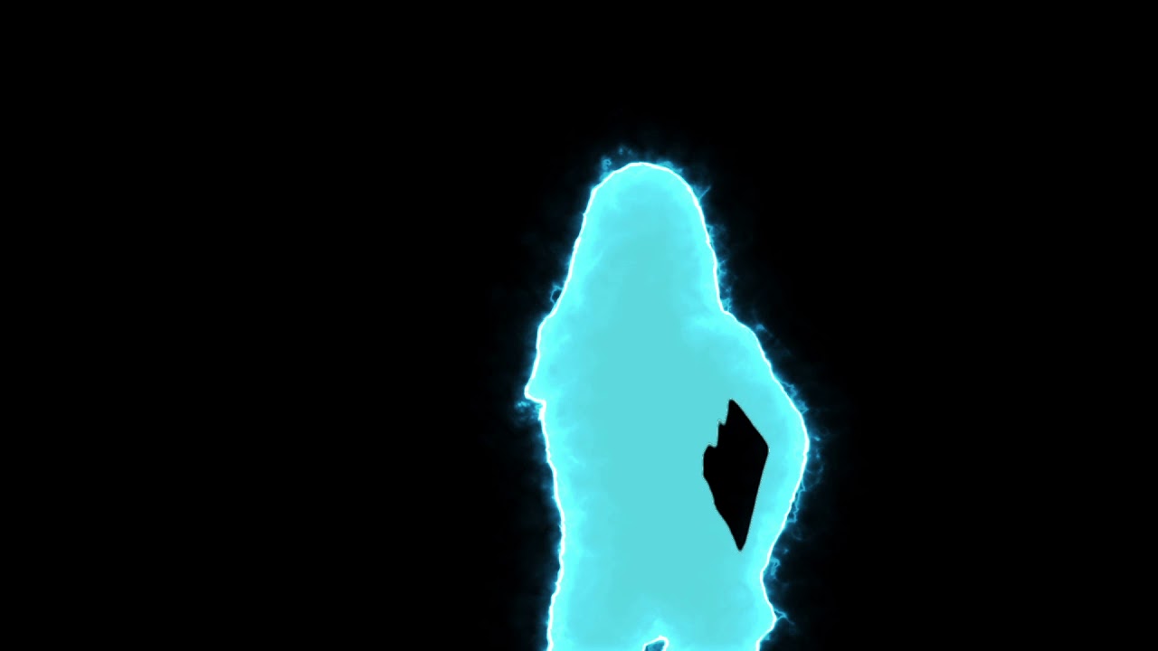 VJ LOOP -- VJING  blue shape dancer 03