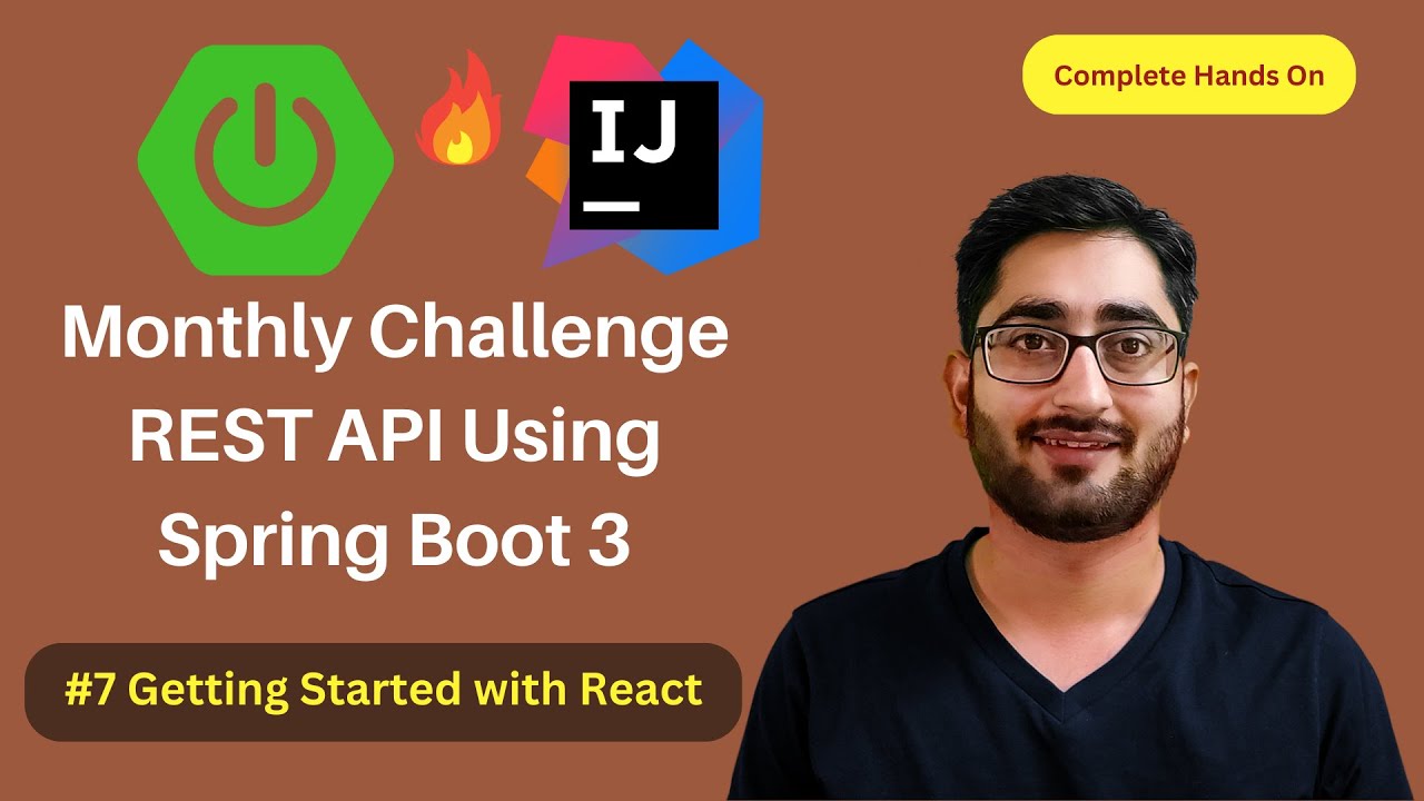 Getting Started With React | Monthly Challenge REST API Tutorial Project | Video #7