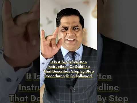 what is sop's in a restaurant ? SanjaynJha #restaurant #business #sop