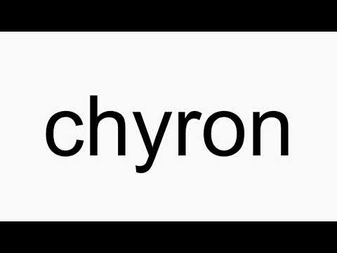 How to pronounce chyron