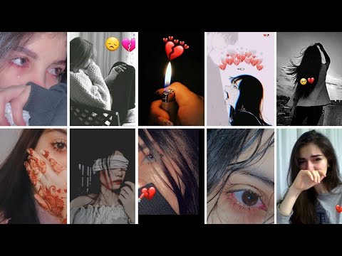 ๐sad dp | broken heart girl black dpz๐ฅบsad girl dp๐ญalone girl dp photo| miss you pose