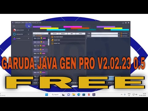 Unlock, Flash, and Repair with Garuda Java Gen Pro Tool V2.02.23 0.5