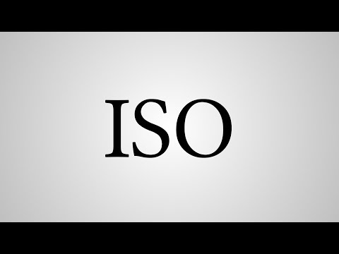 What Does "ISO" Stand For?