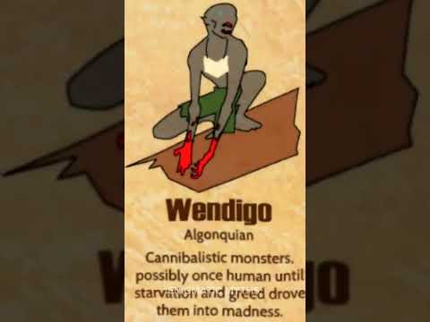 Types Of Mythical Creatures | Wendigo | Part- 3 #shorts