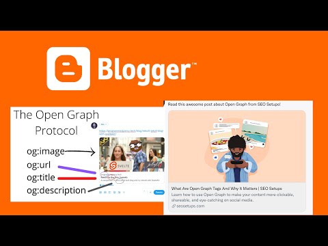Blogspot blogger OG Opengraph Facebook Integration
