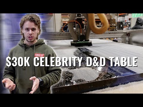 Working on a $30k D&D Table for a Celebrity