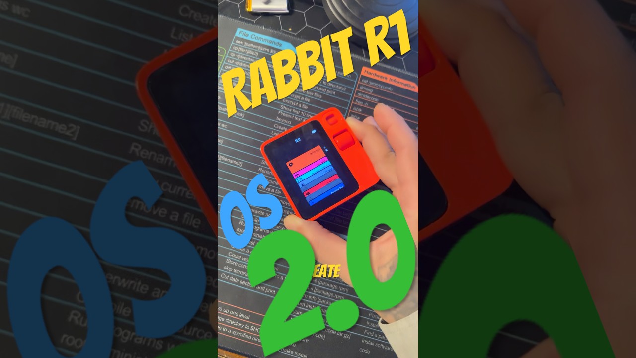 The Rabbit R1 & Rabbit OS 2.0 Updated & Actually Noteworthy.