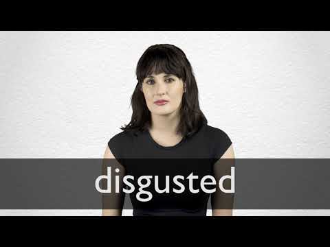 DISGUSTED definition and meaning | Collins English Dictionary