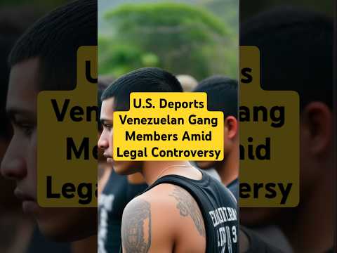 U.S. Deports Venezuelan Gang Members Amid Legal Controversy