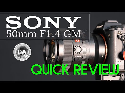 Sony 50mm f/1.4 GM: Quick tour (SEL50F14GM)