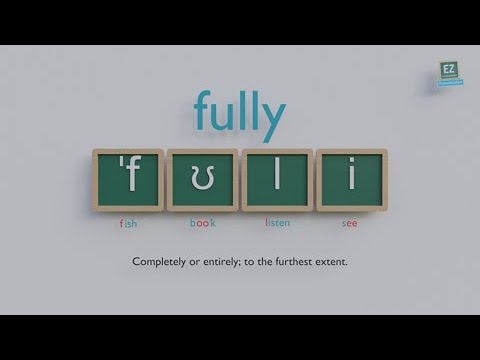 How to pronounce fully ?