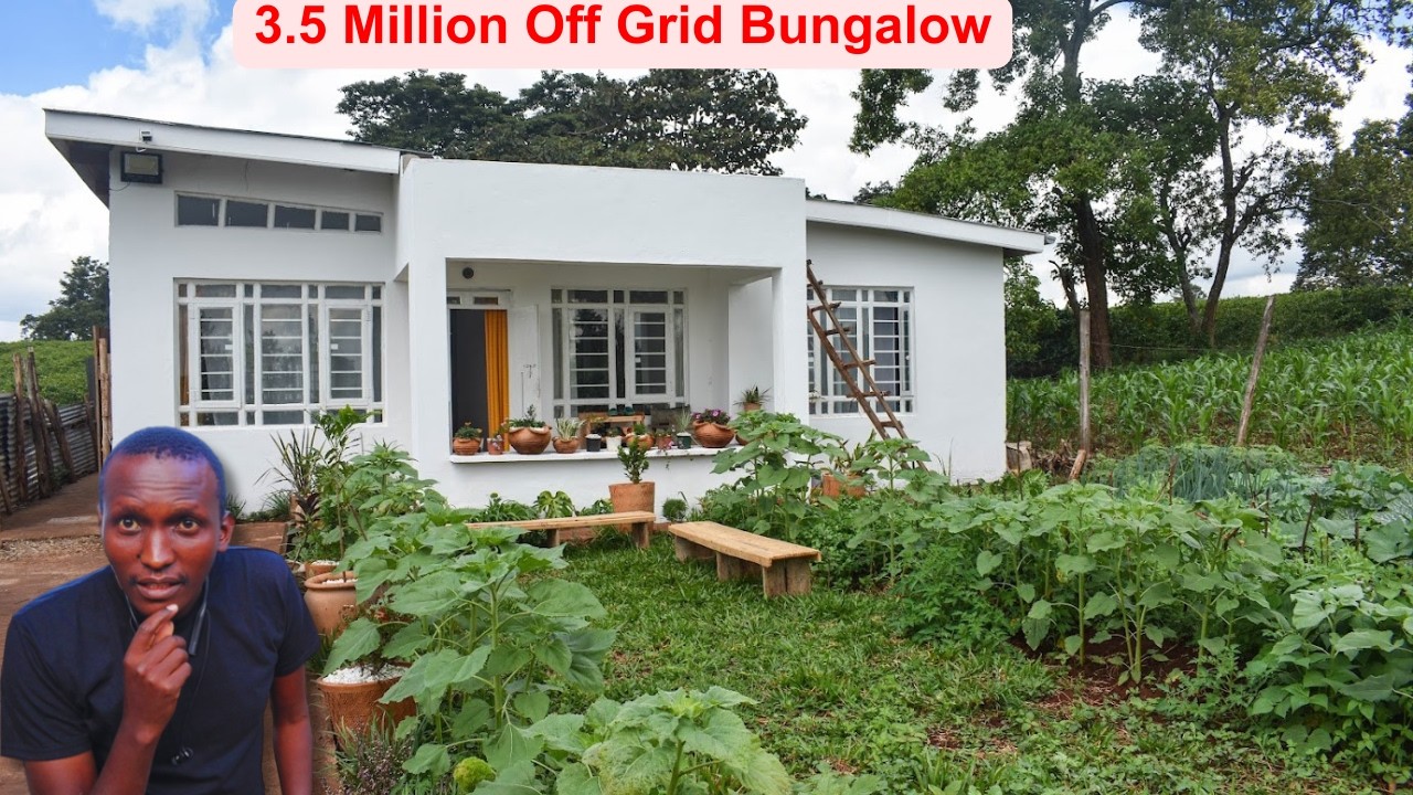 Tour of 100m² 3 bedroom full off-grid house/ Cost of construction in Kenya