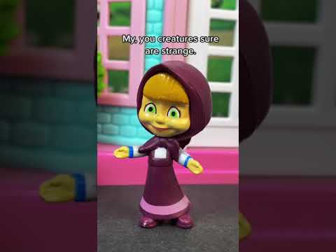 And what, pray tell, are you, my dear? Masha and the Bear Toy video #masha