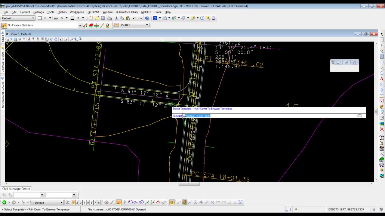 Road2 SS4 2.5 Intersection Design Create The Intersection Corridors