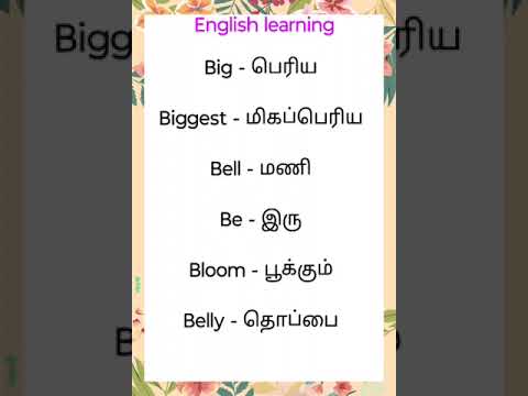 English learning - starting with (B) letters 05, Learn daily 👍😊