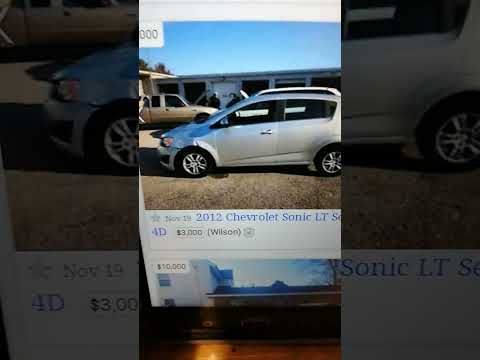 2012 chevy sonic 3,000 great 👍 deal