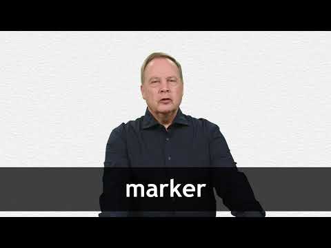 MARKER definition and meaning | Collins English Dictionary