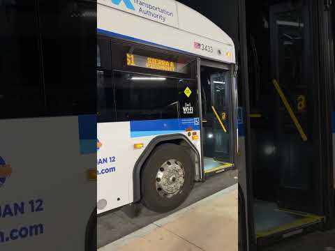 Santa Clara VTA Route 61 Sierra & Piedmont Announcement on #3433 #shorts