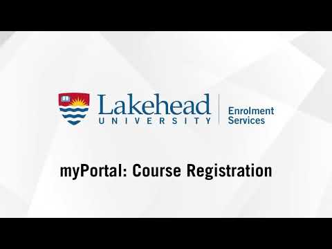 myPortal Course Registration