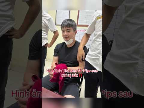 Hình ảnh Tiktoker Mr Pips sau khi bị bắt #trending #youtube #mrpips #congantv #brvt