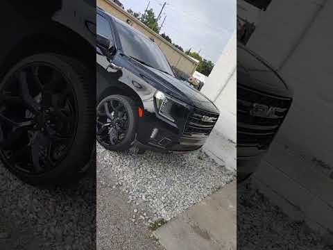 26" #Snowflake #Replica #Tires #GMC Yukon #Denali #XL #All black #Ulohos .com 2940 N Keystone M-Sa