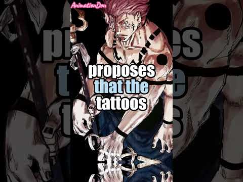 Why does Sukuna have tattoos? #anime #jujutsukaisen #shorts