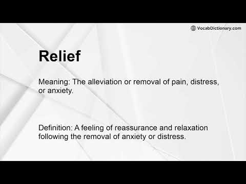 Relief Meaning