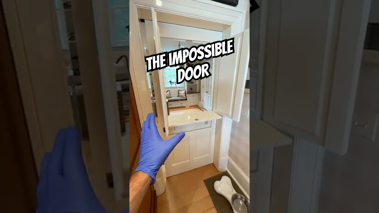 Coolest door ever built. Ever.  #kitchendesign #interiordesign