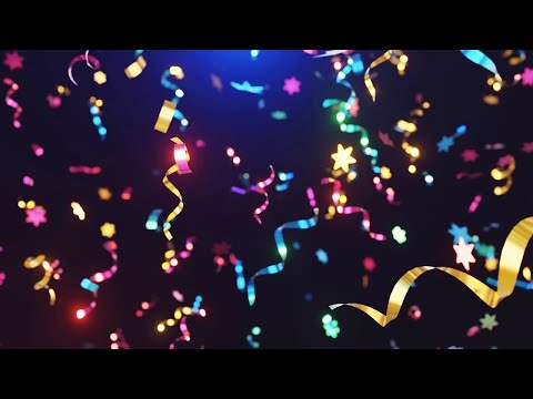 Aesthetic Confetti Background | Colorful Confetti Background | Confetti Video Overlay_03