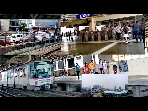 Traffic Jam Free MRT MAGALLANES to CUBAO TRAIN Stations Trip