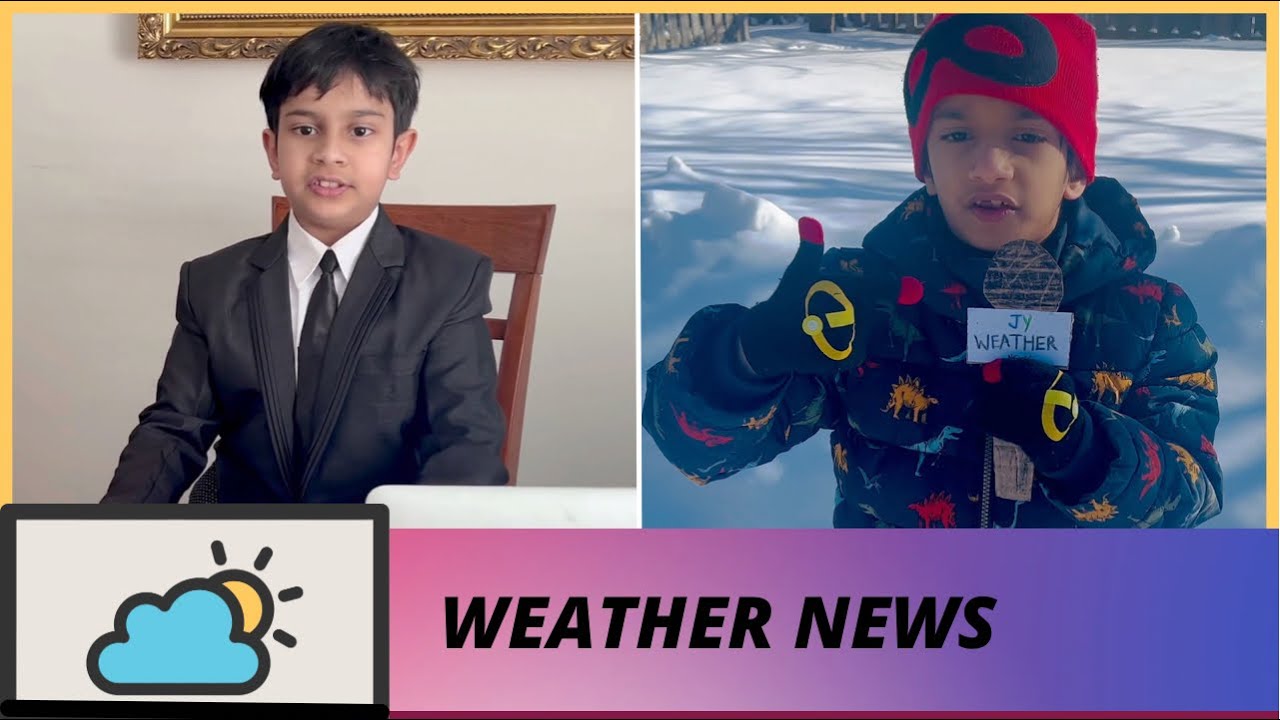 Weather Report for Kids - Learn About Winter