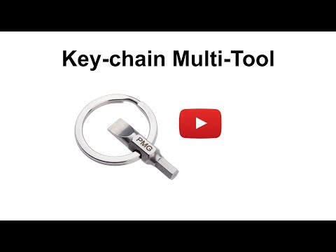 Photographers Multi-Tool, 5/32 Allen Key and Flat Head Key-chain Tool For Canon Nikon Sony Cameras