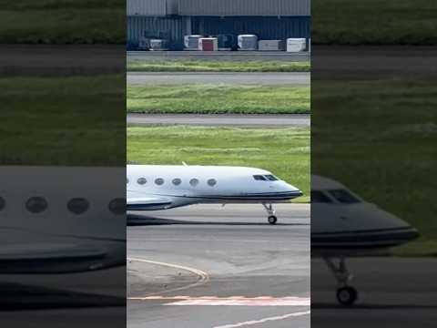 Qatar Executive A7-CGD Gulfstream G650ER from Hong Kong #japan #tokyo #haneda #landing #runway #650