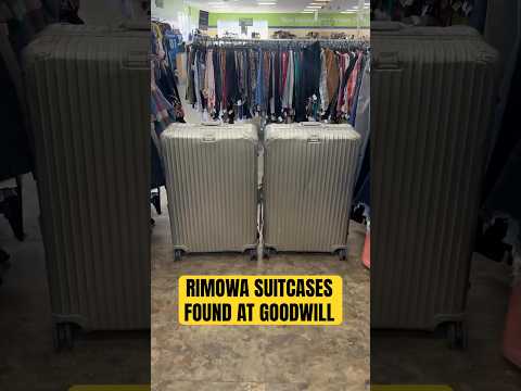 #RIMOWA at #GOODWILL 💸🔥 🎥 Via @madelinejoyw #resale #fashion #thrifting #ebay #thrift #thrifted