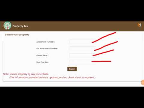 Property Tax Assessment Number & How Many Assessments Are There In Our Name (or) Door Number Check🖇️
