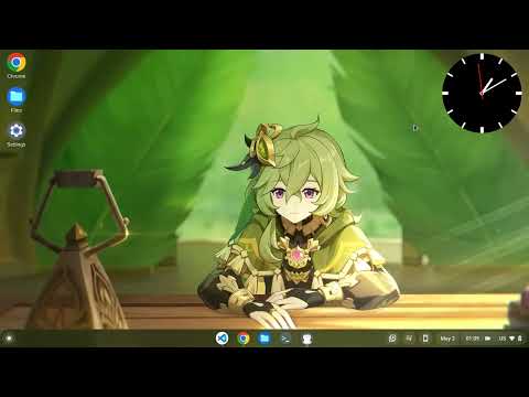 Widget and shortcuts on ChromeOS desktop!