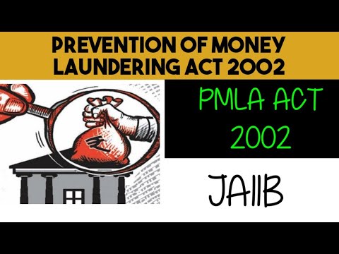 Prevention of money laundering act 2002 | PMLA 2002 | JAIIB | Legal Module D Chapter -66|