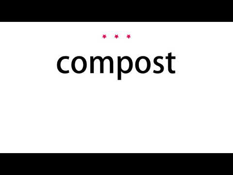 How to pronounce compost - Vocab Today