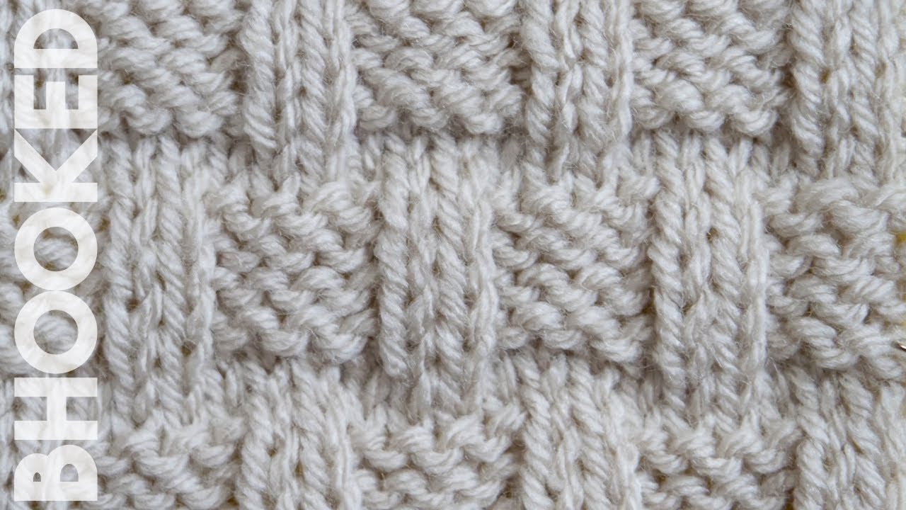 How to Knit the Basket Weave Stitch