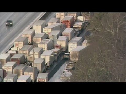 Area couple stranded in snowy Atlanta traffic jam
