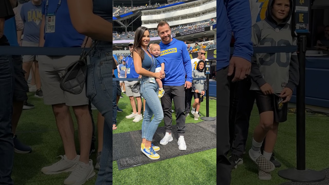 The McVay Fam 🥹💙 #shorts #nfl #rams