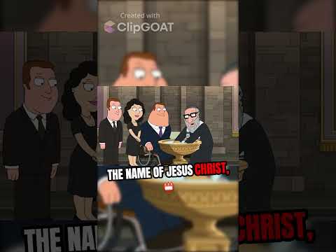 You won't believe what happens when a rabbi performs a Christian christening! #FamilyGuy #Christenin
