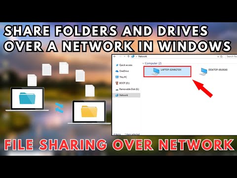 How to Share Folders and Drives Over a Network in Windows