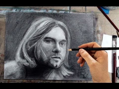 How to Draw Kurt Cobain Step by Step – I'm Youtuber – Follow my videos ...